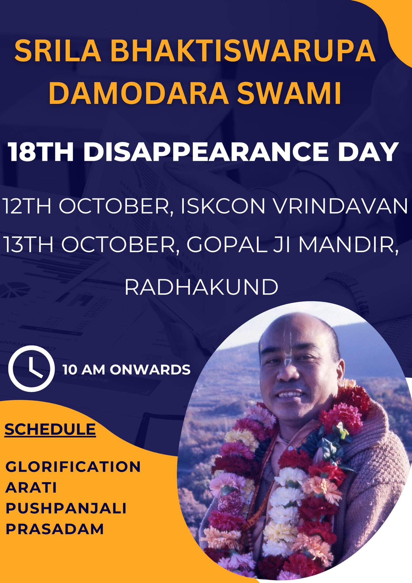 Invitation | 18th Disappearance Day ceremony 2024 | Dr. T. D. Singh ...
