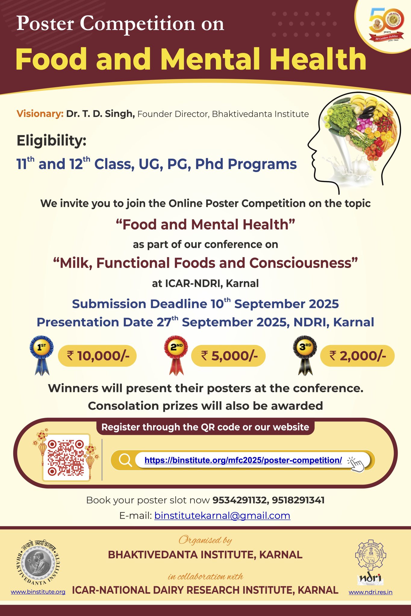 Milk, Functional Foods & Consciousness – Bhaktivedanta Institute